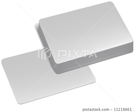 Stack of business cards - Stock Illustration [11218661] - PIXTA