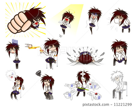 Overreaction · Girl 3 - Stock Illustration [11221299] - PIXTA