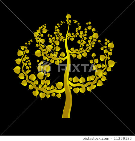 Golden Boh tree - Stock Illustration [11239183] - PIXTA