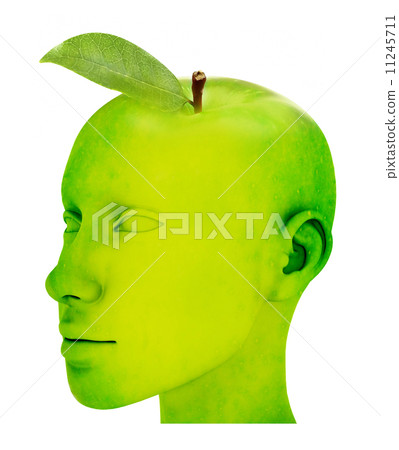 the apple head - Stock Illustration [11245711] - PIXTA