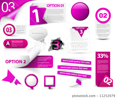 Set of purple vector progress icons - Stock Illustration [11252079] - PIXTA