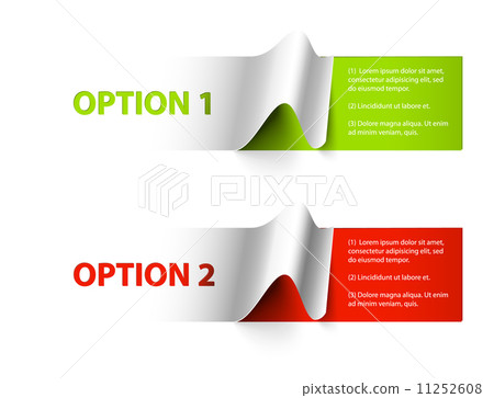 Set of Colorful Vector Sample option stickers - Stock Illustration ...
