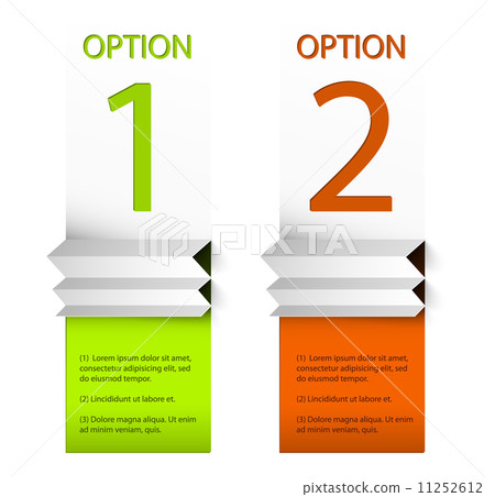 Set of Colorful Vector Sample option stickers - Stock Illustration ...