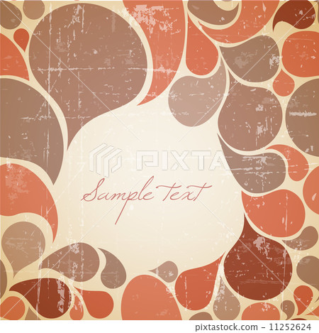 Vector red abstract retro background - Stock Illustration [11252624 ...