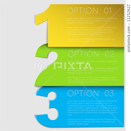 One two thre - vector progress background - Stock Illustration ...