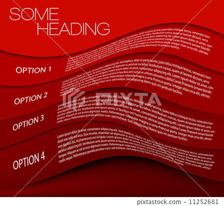 One two three four - vector options background - Stock Illustration ...