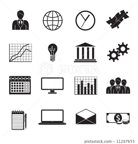 Business Flat Generic Icons Set - Stock Illustration [11287655] - PIXTA