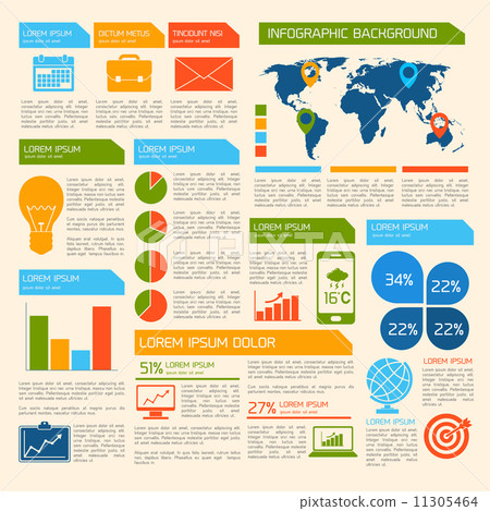 Business infographic elements - Stock Illustration [11305464] - PIXTA