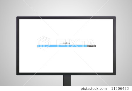 desktop Monitor display loading - Stock Illustration [11306423] - PIXTA
