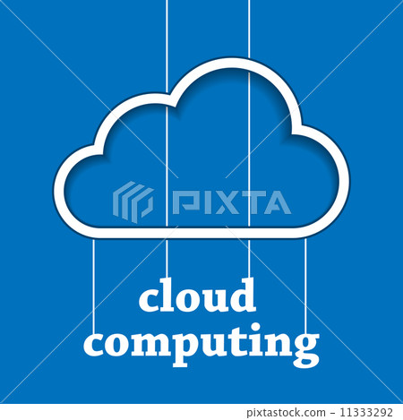 Cloud computing template - Stock Illustration [11333292] - PIXTA