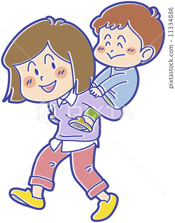 Physical contact - Stock Illustration [11334886] - PIXTA