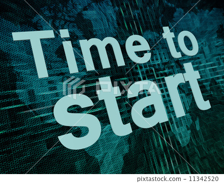 Time to Start - Stock Illustration [11342520] - PIXTA