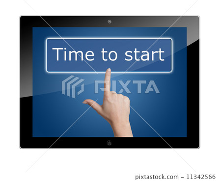 Tablet time to start - Stock Illustration [11342566] - PIXTA