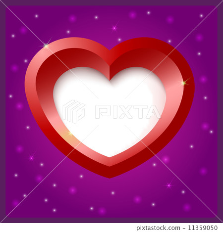 Heart shape vector object - Stock Illustration [11359050] - PIXTA