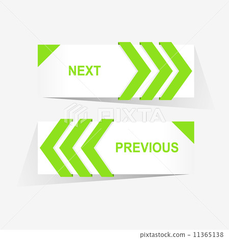 Vector Previous and Next navigation buttons for... - Stock Illustration ...