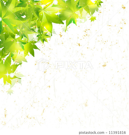 Fresh green Japanese pattern - Stock Illustration [11391816] - PIXTA