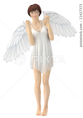 Angel Guts pose - Stock Illustration [11427373] - PIXTA