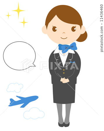 CA Cabin Attendant - Stock Illustration [11436460] - PIXTA