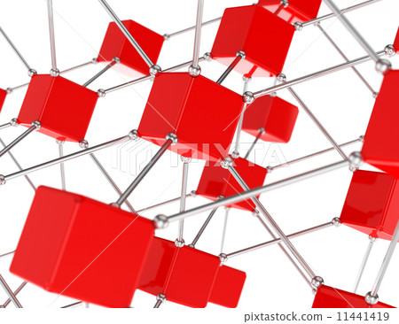 the cube network - Stock Illustration [11441419] - PIXTA