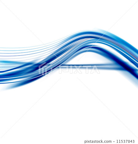 Modern swoosh line abstract blue background - Stock Illustration ...