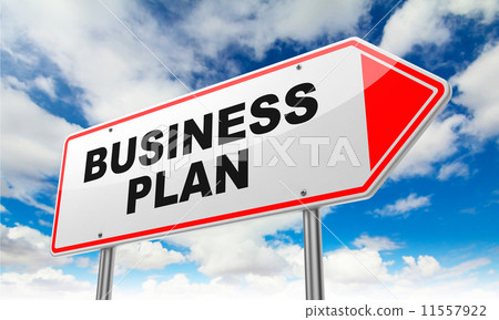 Business Plan on Red Road Sign. - Stock Illustration [11557922] - PIXTA