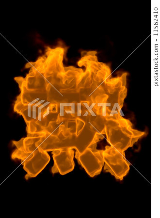 Characters of fire - Stock Illustration [11562410] - PIXTA