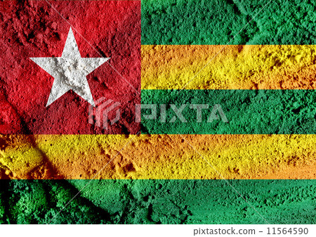 Togo flag themes idea design-插圖素材 [11564590] - PIXTA圖庫