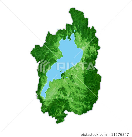 Shiga Prefecture Map - Stock Illustration [11576847] - PIXTA