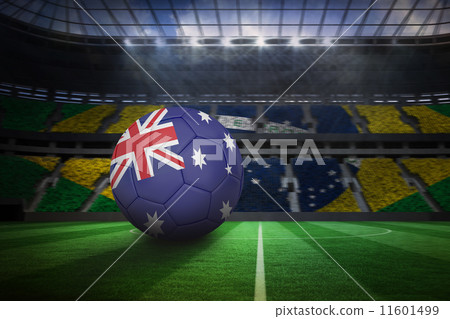 Football in australia colours - Stock Illustration [11601499] - PIXTA