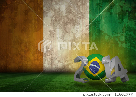 Composite image of brazil world cup 2014 - Stock Illustration [11601777 ...