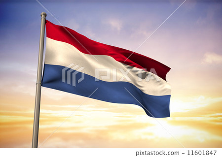 Composite image of netherlands national flag - Stock Illustration ...