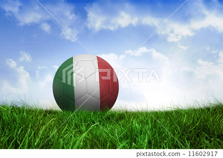 Composite image of football in italy colours - Stock Illustration ...
