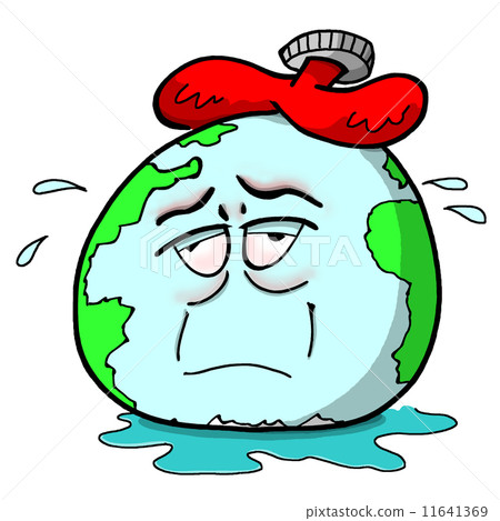 Sweating Planet Earth - Stock Illustration [11641369] - PIXTA