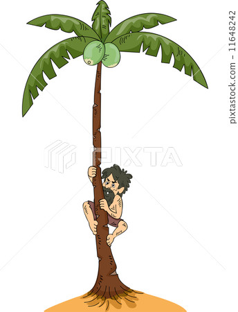 Stranded Man - Stock Illustration [11648242] - PIXTA