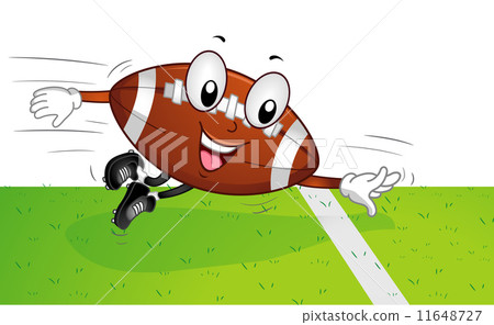 Football Mascot Touchdown - Stock Illustration [11648727] - PIXTA