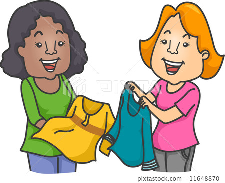 Clothes Swap - Stock Illustration [11648870] - PIXTA