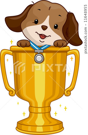 Dog Contest Winner - Stock Illustration [11648955] - PIXTA