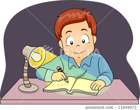 Night Study - Stock Illustration [11649072] - PIXTA