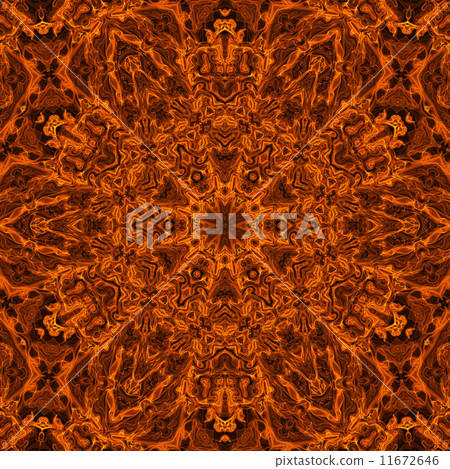 Fire concentric pattern - Stock Illustration [11672646] - PIXTA