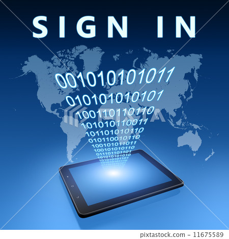 Sign in - Stock Illustration [11675589] - PIXTA
