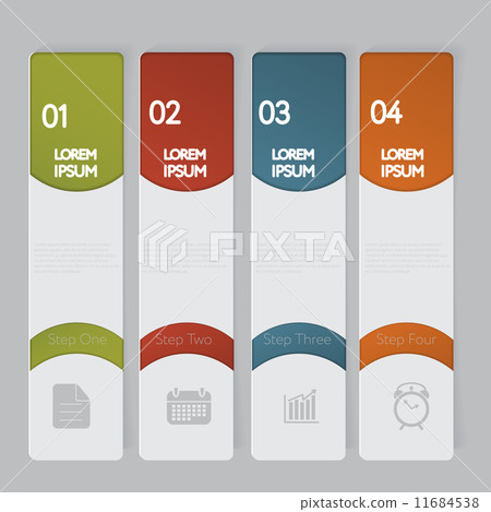 Infographic. Design number banners template... - Stock Illustration ...
