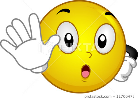 Stop Smiley - Stock Illustration [11706475] - PIXTA