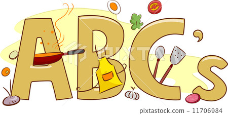 Cooking Alphabet - Stock Illustration [11706984] - PIXTA