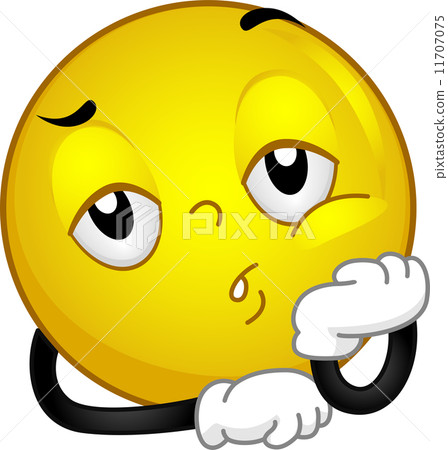 Bored Smiley - Stock Illustration [11707075] - PIXTA