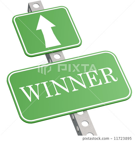 Green sign winner - Stock Illustration [11723895] - PIXTA