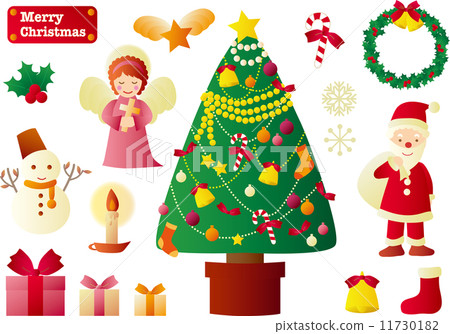 Christmas set - Stock Illustration [11730182] - PIXTA