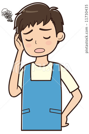 Troubled man - Stock Illustration [11730435] - PIXTA