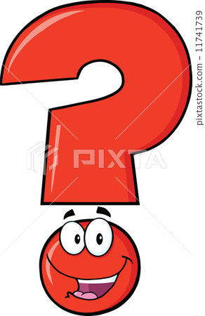 Red Question Mark Cartoon Character - Stock Illustration [11741739] - PIXTA