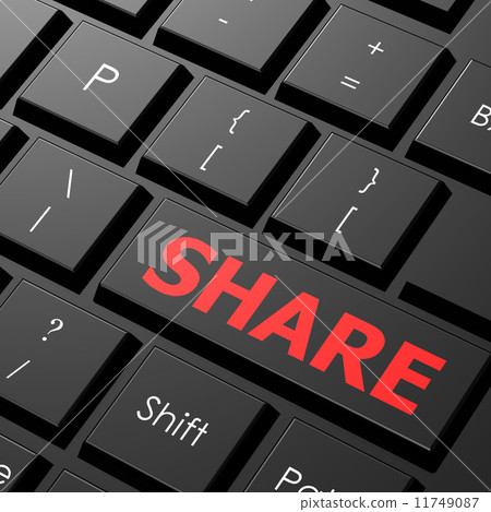 Keyboard share - Stock Illustration [11749087] - PIXTA