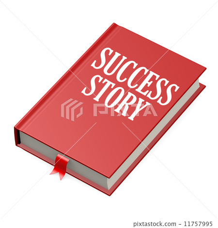 Isolated red book with success story-插圖素材 [11757995] - PIXTA圖庫